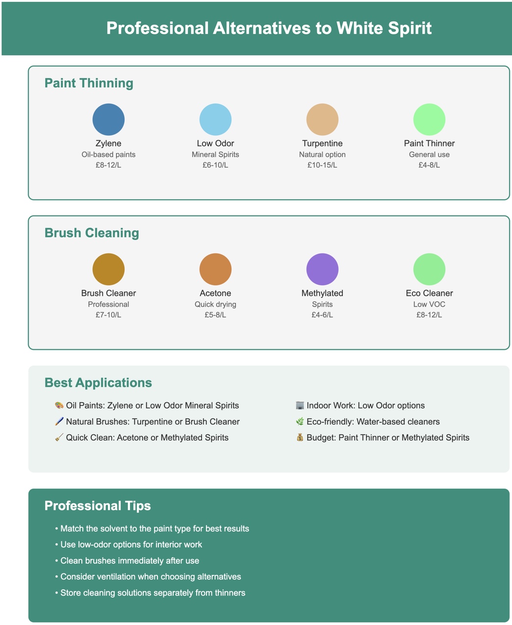 Difference between White Spirit and Methylated Spirit explained