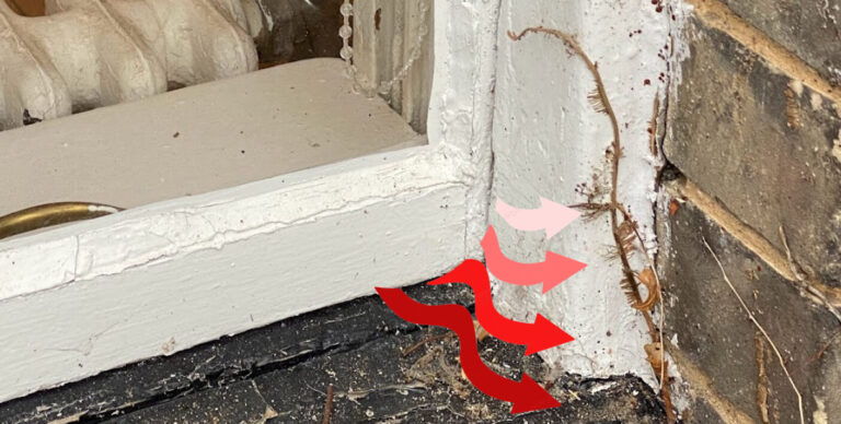 Sash window draught-proofing - Reduce draughts & external noises