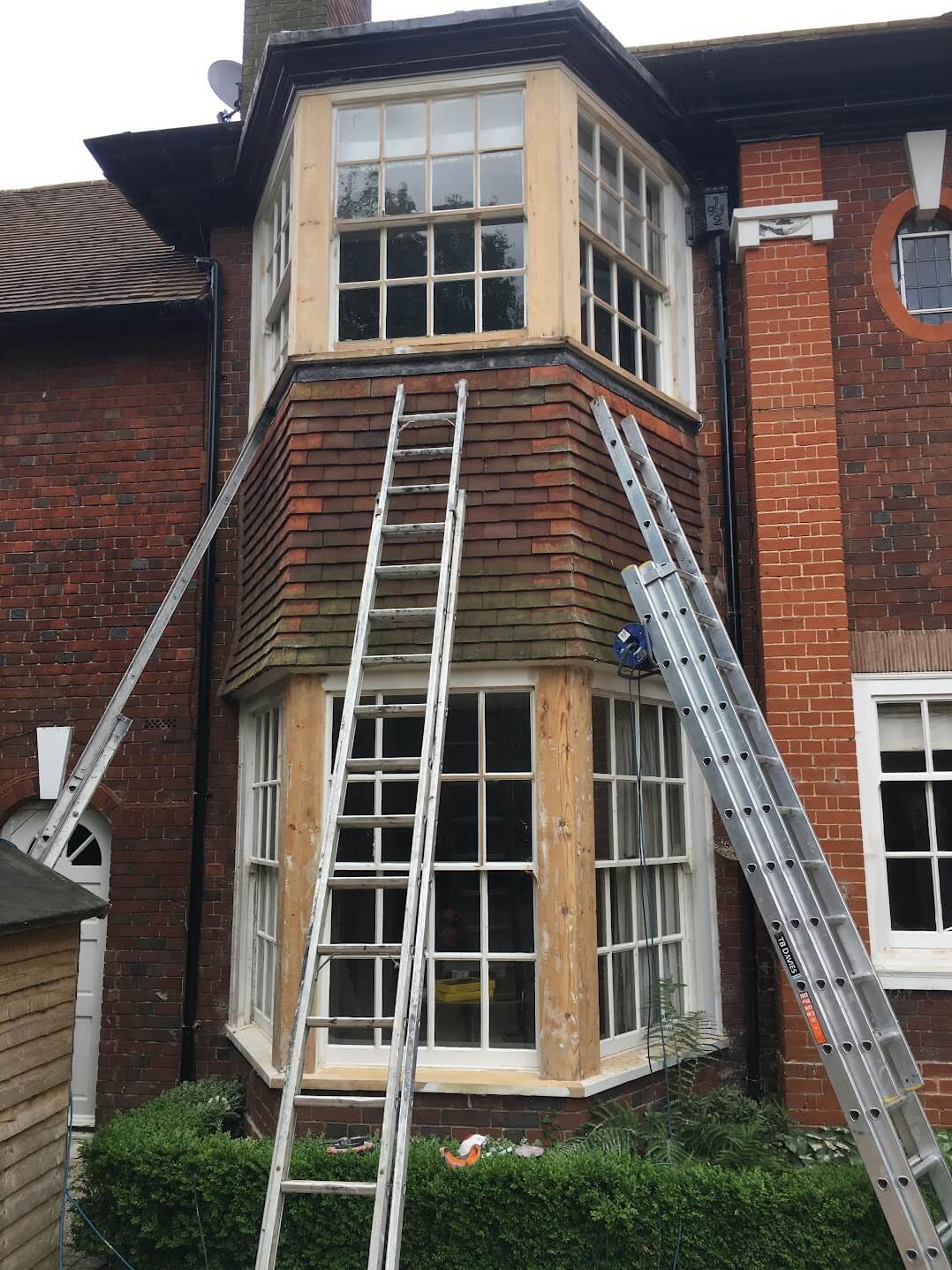 Bay window restoration - Repair & Reglazing of Bay Windows